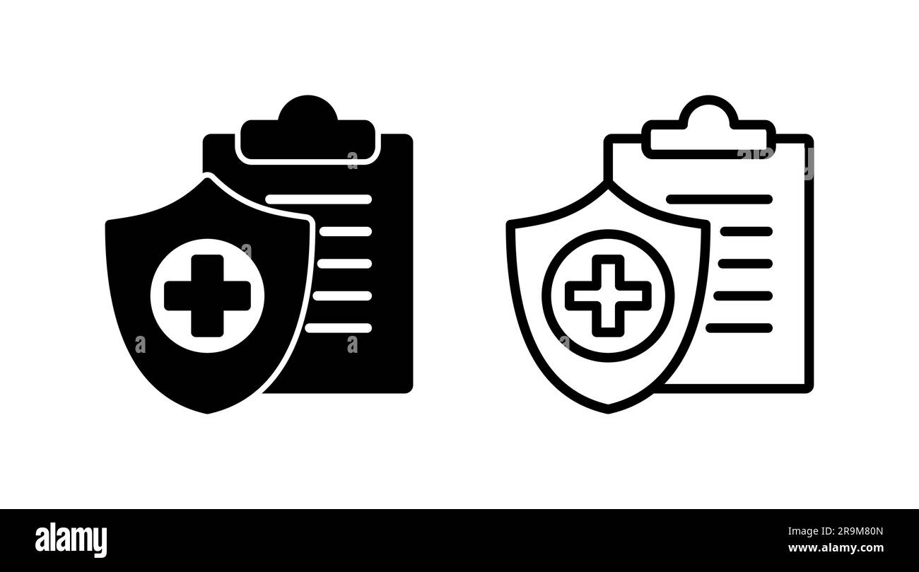 Health insurance icon vector. medical insurance icon Stock Vector Image ...