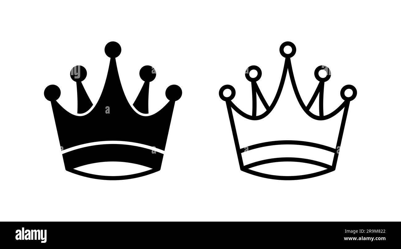 Crown Icon vector. Crown symbol for web site design Stock Vector Image ...