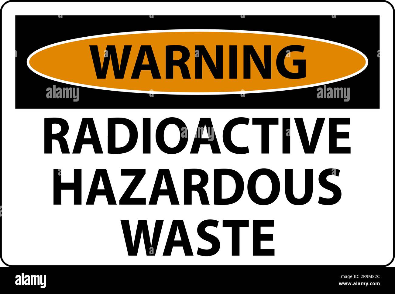 Warning Sign Radioactive Hazardous Waste Stock Vector Image & Art - Alamy