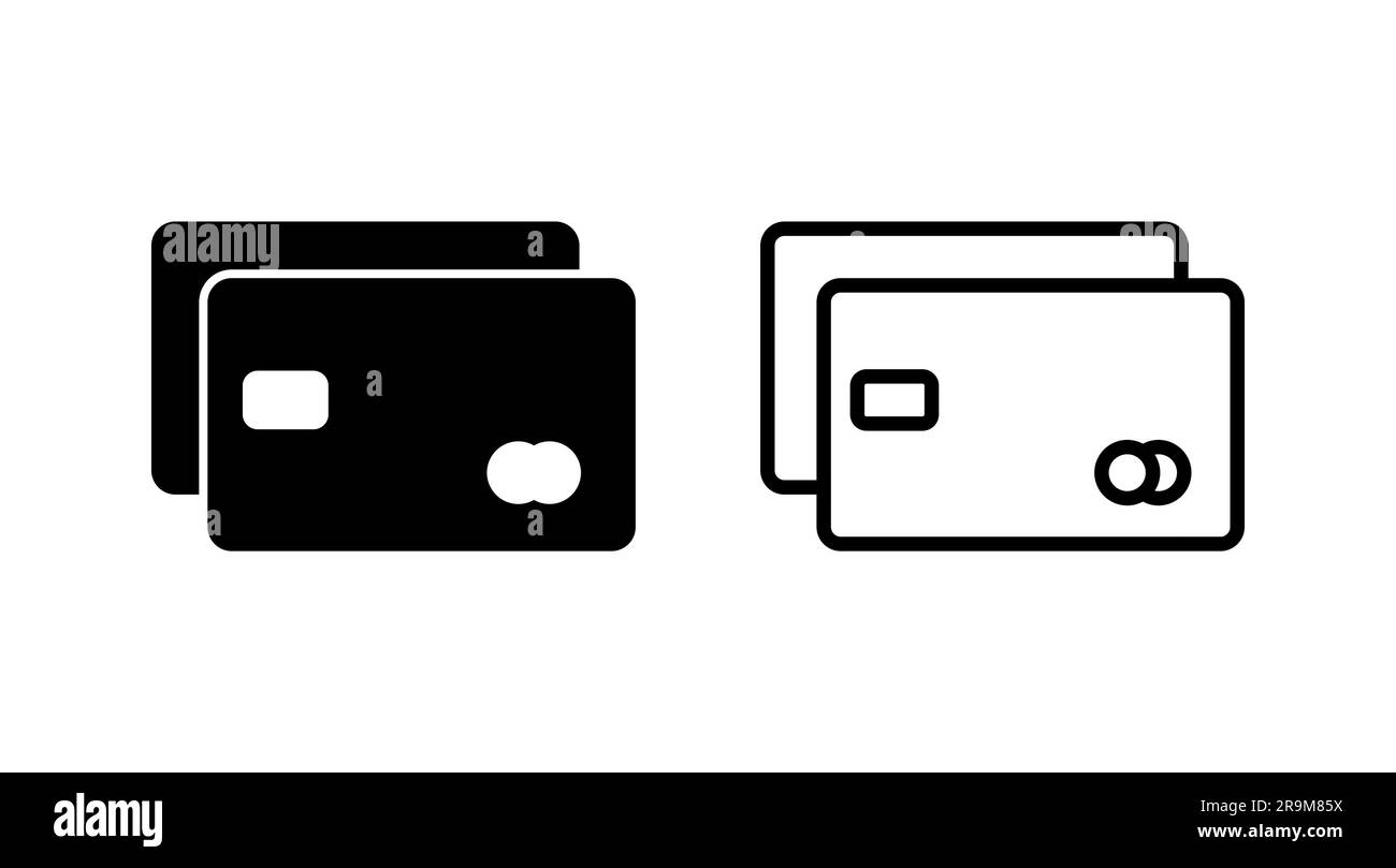 Credit card icon vector. payment icon. debit payment icon Stock Vector ...