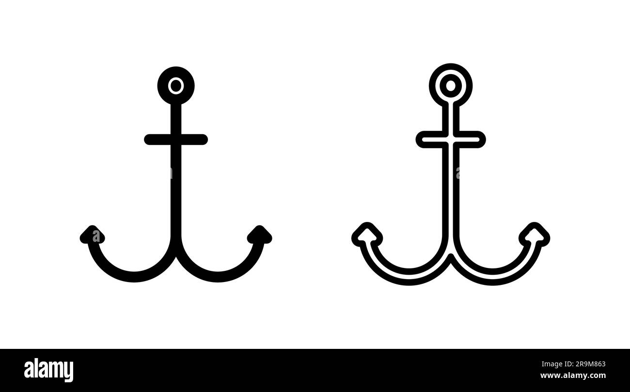Anchor icon vector. Anchor sign. marine symbol Stock Vector Image & Art ...