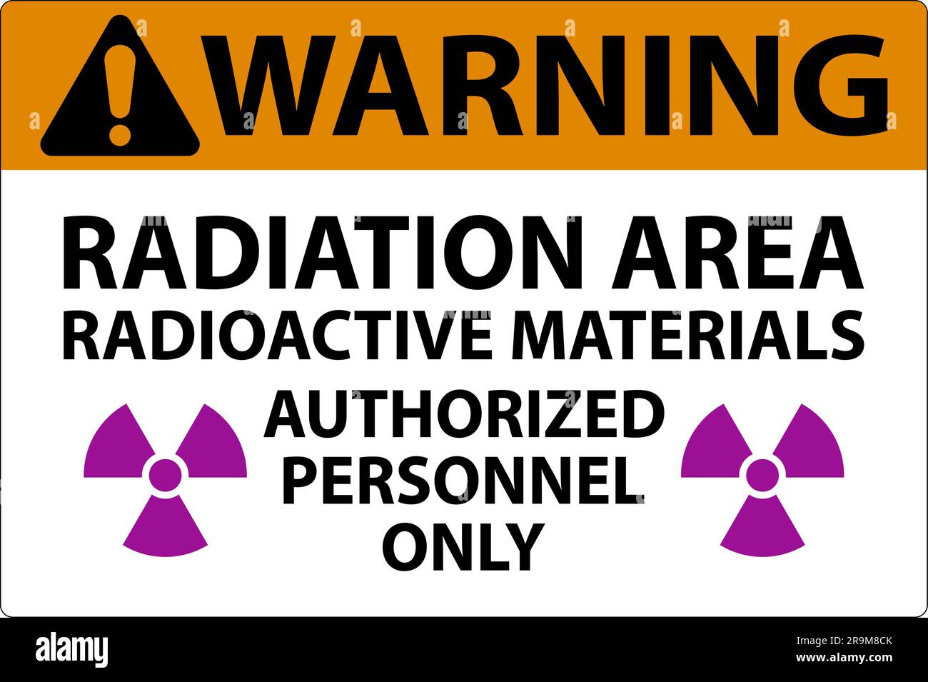 Radiation Warning Sign Caution Radiation Area, Radioactive Materials ...
