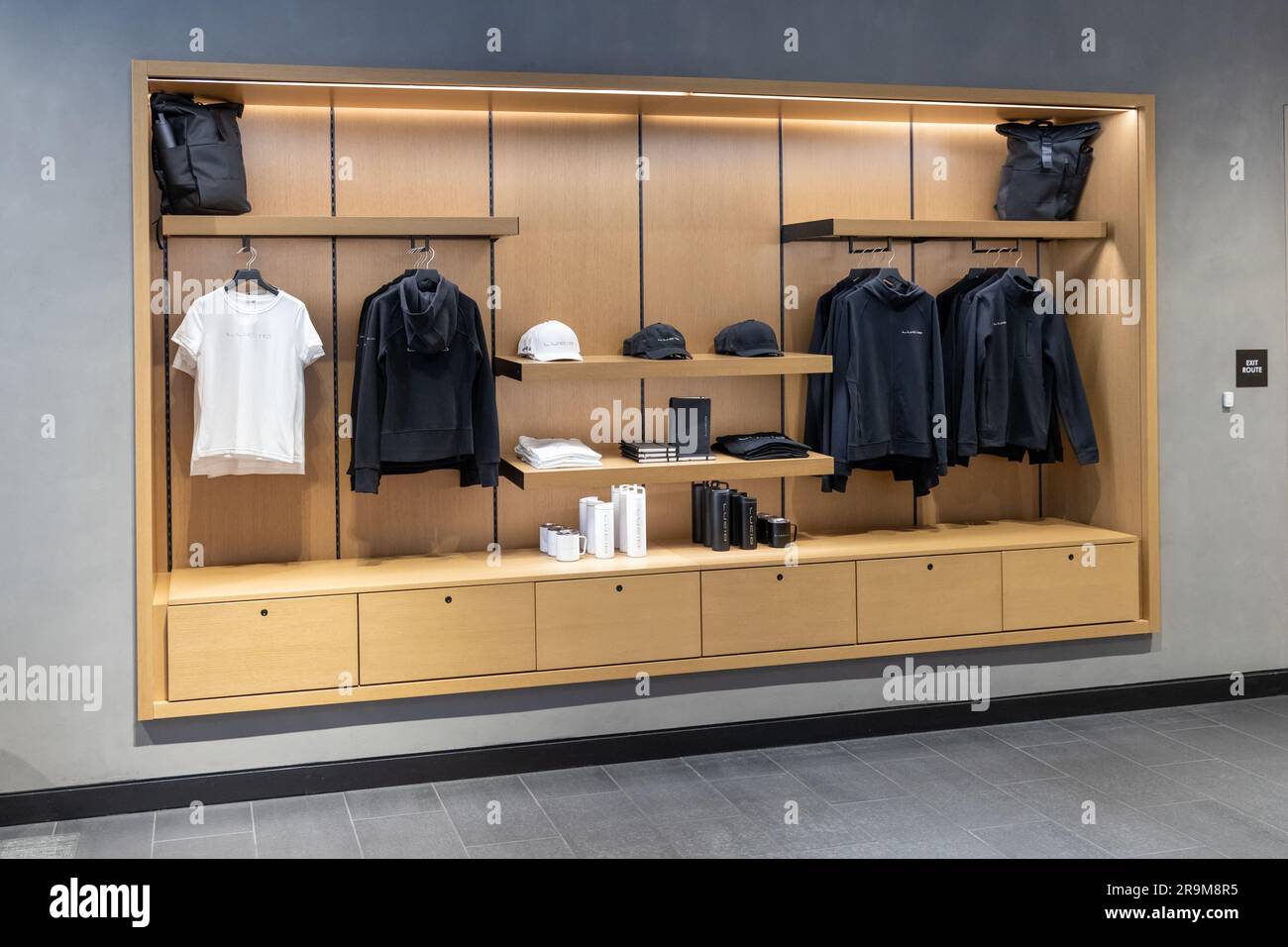 Plano Legacy West, Texas, USA - June 26, 2023: Lucid Motors luxury ...