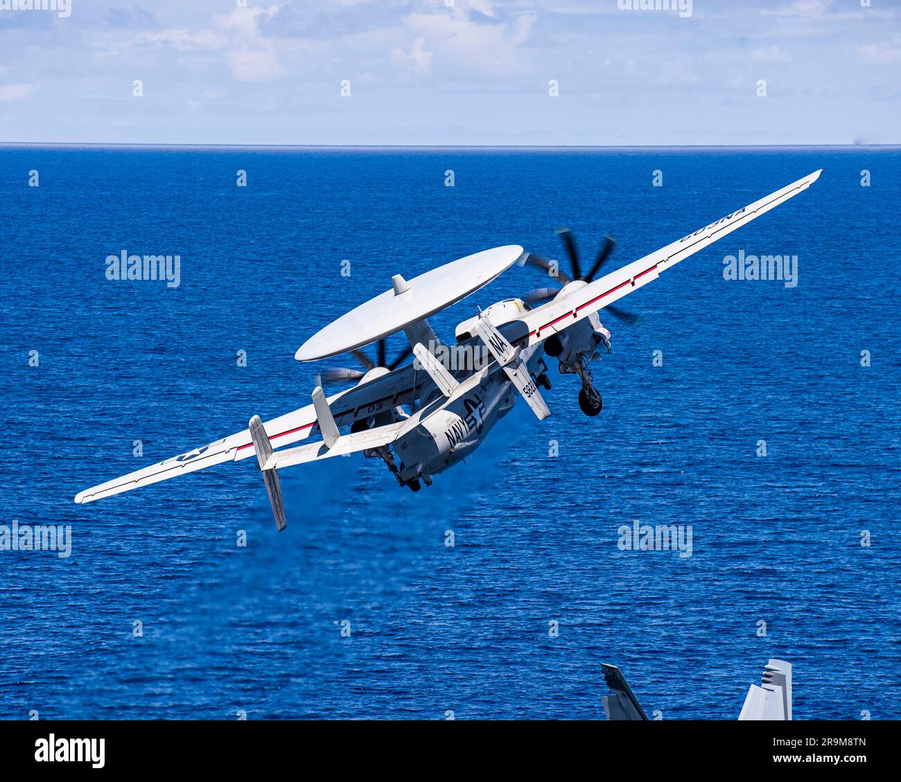 230626-N-MH015-2055 PACIFIC OCEAN (June 26, 2023) An E-2C Hawkeye from ...