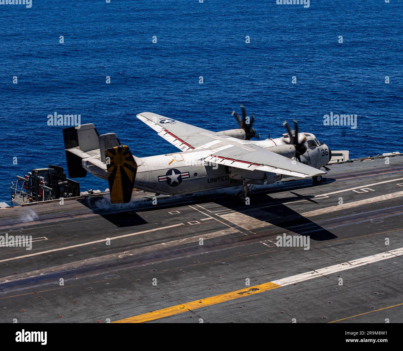 230626-N-MH015-2086 PACIFIC OCEAN (June 26, 2023) A C-2 Greyhound from the “Providers” of Fleet ...