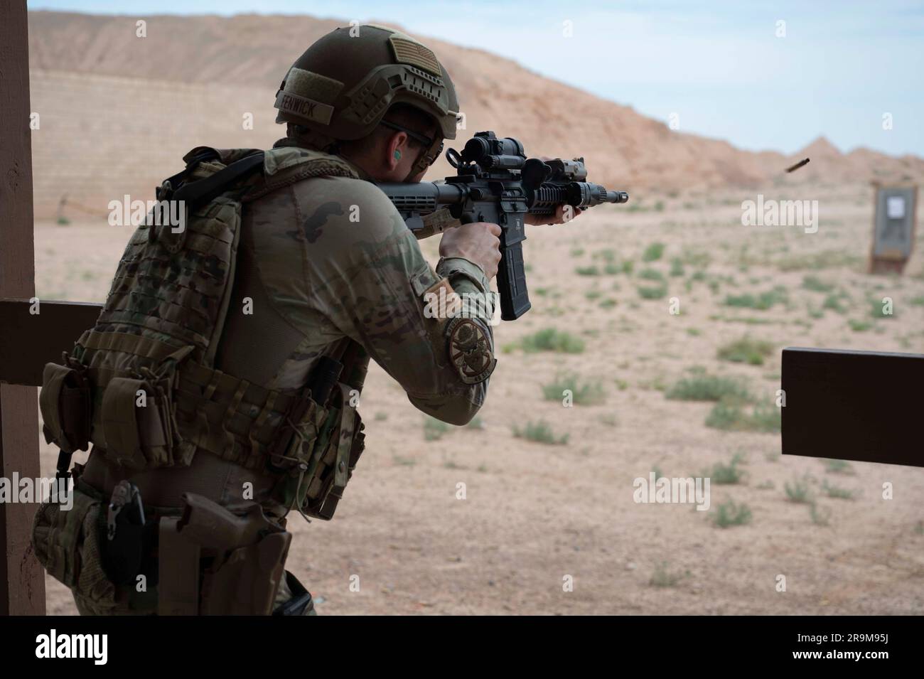 U.S. Air Force Staff Sgt. Lucas Fenwick, 49th Security Forces Squadron ...