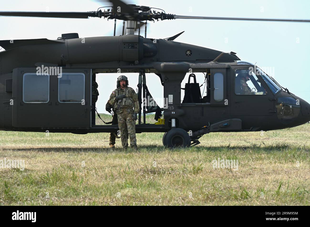 U.S. Army National Guard Sergeant Mike Larson of the Charlie Company ...