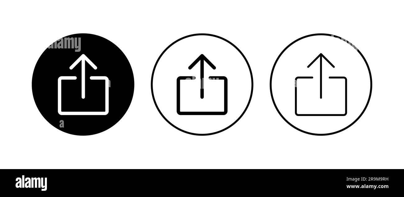 Share icon set. Sharing vector icon Stock Vector Image & Art - Alamy