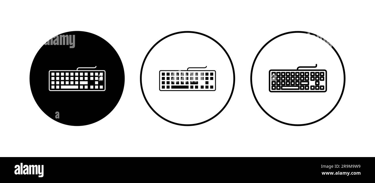 Keyboard icon set. keyboard vector symbol Stock Vector Image & Art - Alamy