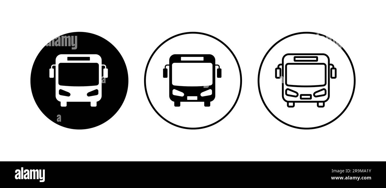 Bus icon set. bus vector icon Stock Vector Image & Art - Alamy