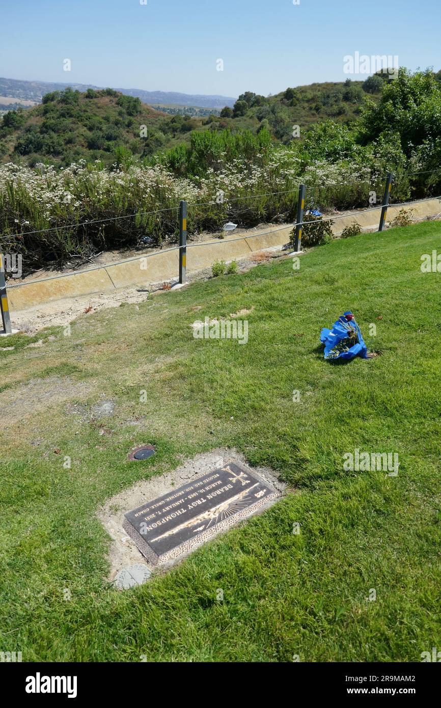 Covina Hills, California, USA 26th June 2023 Actor/Rapper Dearon 'Deezer D' Thompson Grave in ...
