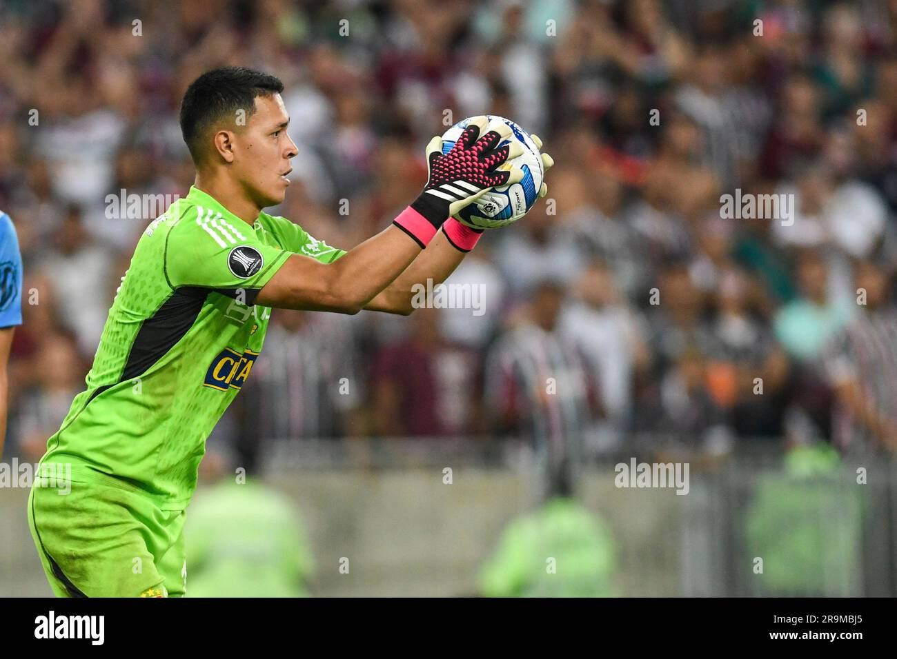 Rio De Janeiro, Brazil. 27th June, 2023. Goalkeeper Solis during ...