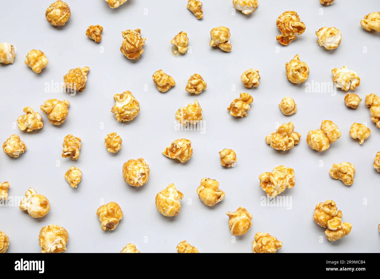 Scattered caramel popcorn texture hi-res stock photography and images ...