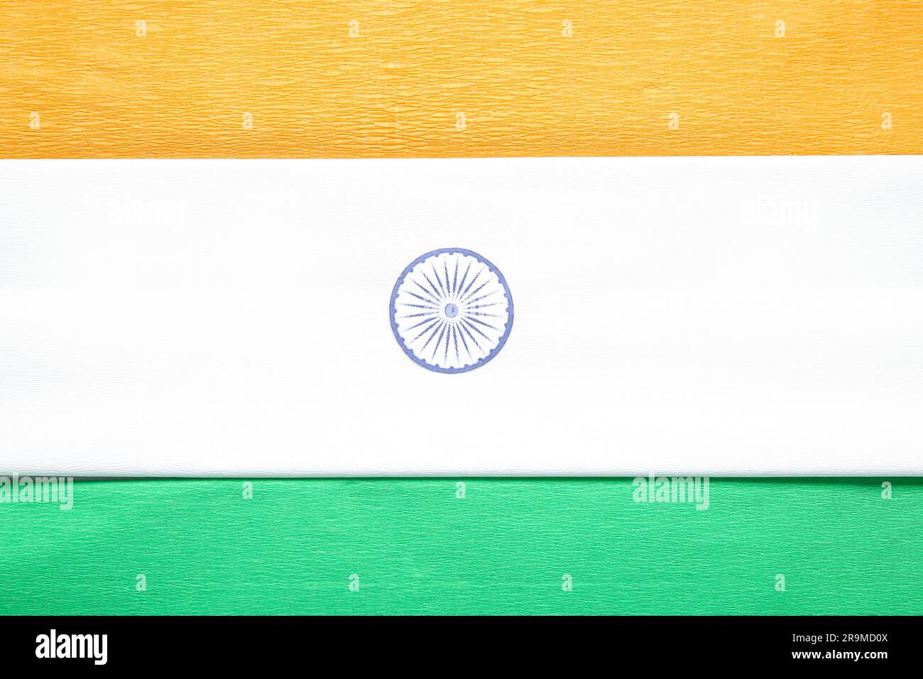 Indian flag made of corrugated paper as background, closeup Stock Photo ...