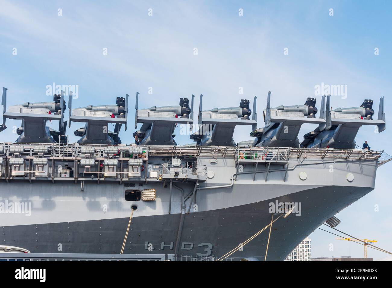 Wasp-class amphibious assault ship of the United States Navy USS ...