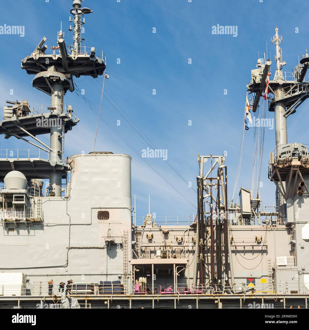 Wasp-class amphibious assault ship of the United States Navy USS ...