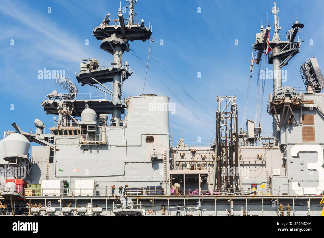 Wasp-class amphibious assault ship of the United States Navy USS ...