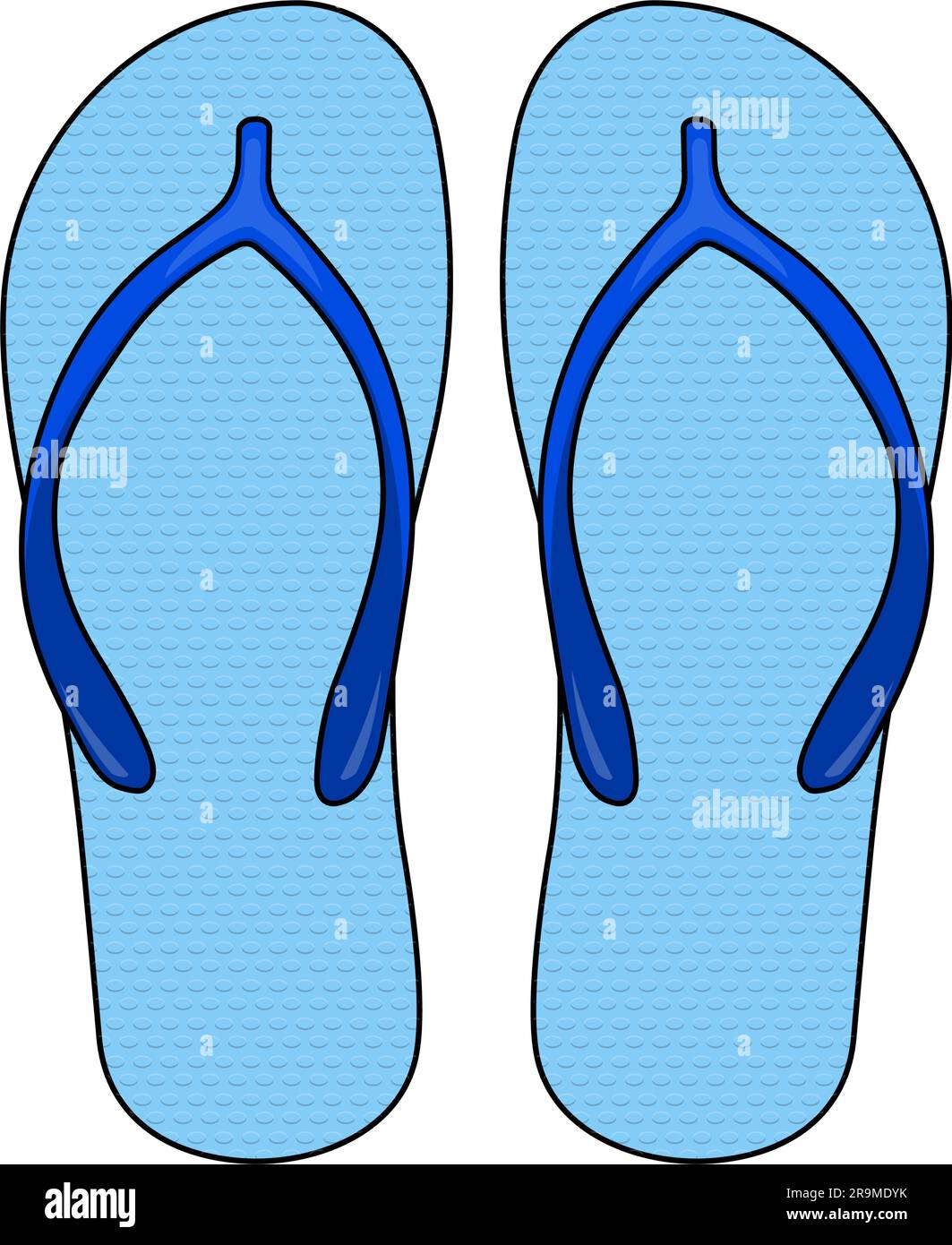 Beach sandals ( Flip Flops ) template vector illustration Stock Vector Image & Art - Alamy