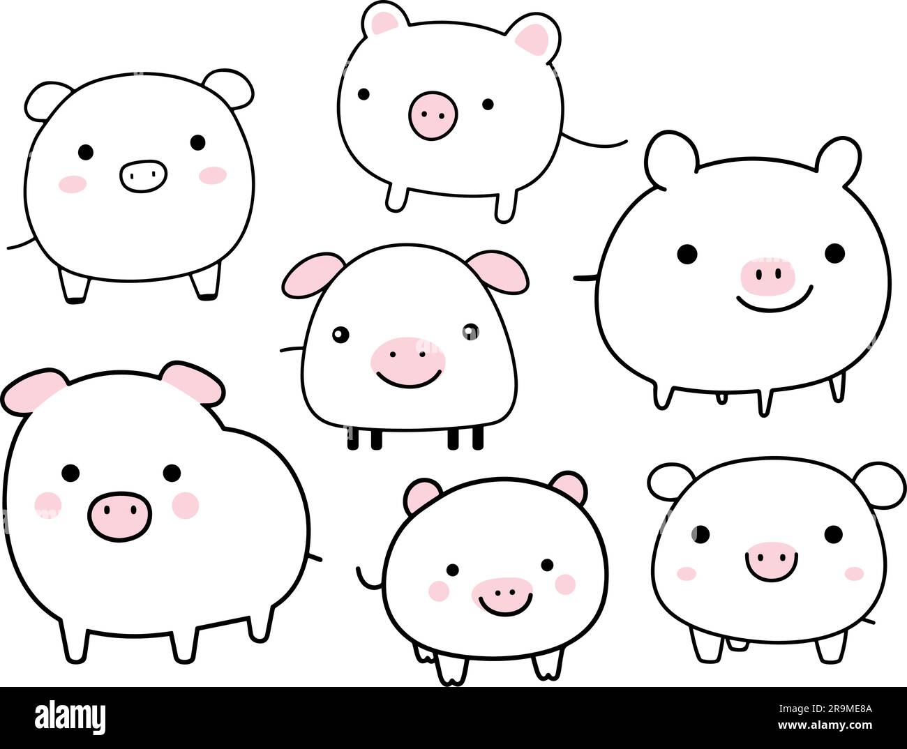 Easy Drawings Of Baby Pigs By Step