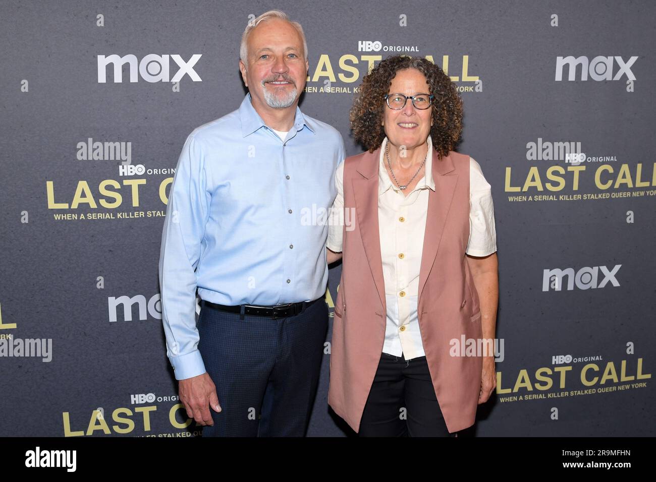 New York, USA. 27th June, 2023. Matt Foreman and Bea Hanson attending 'Last Call: When A Serial ...