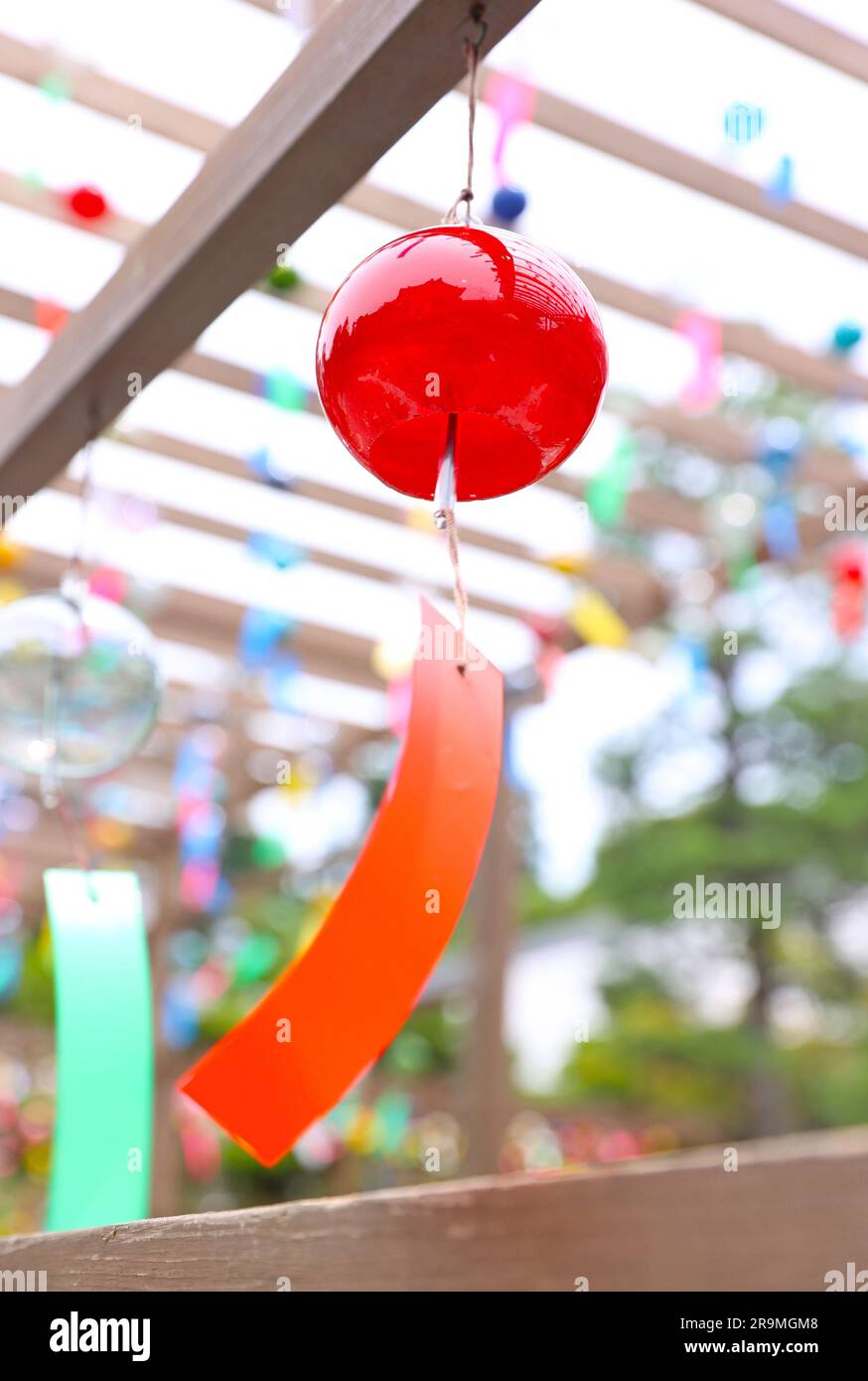 Wind bells, furin in Japanese, make cool sounds during Enshu Sanzan ...