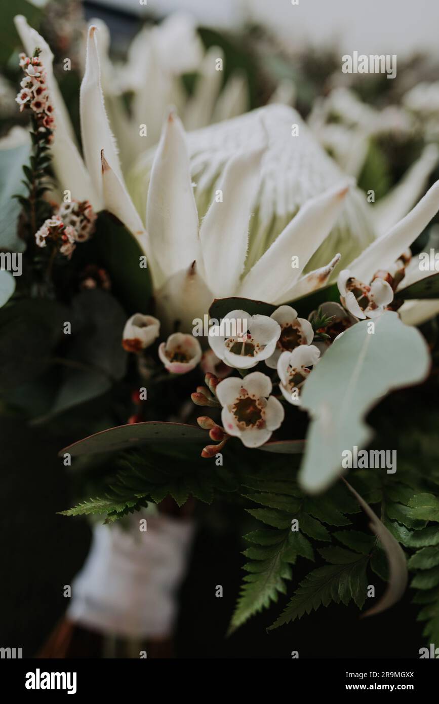 native wedding flowers wedding bouquet Stock Photo - Alamy
