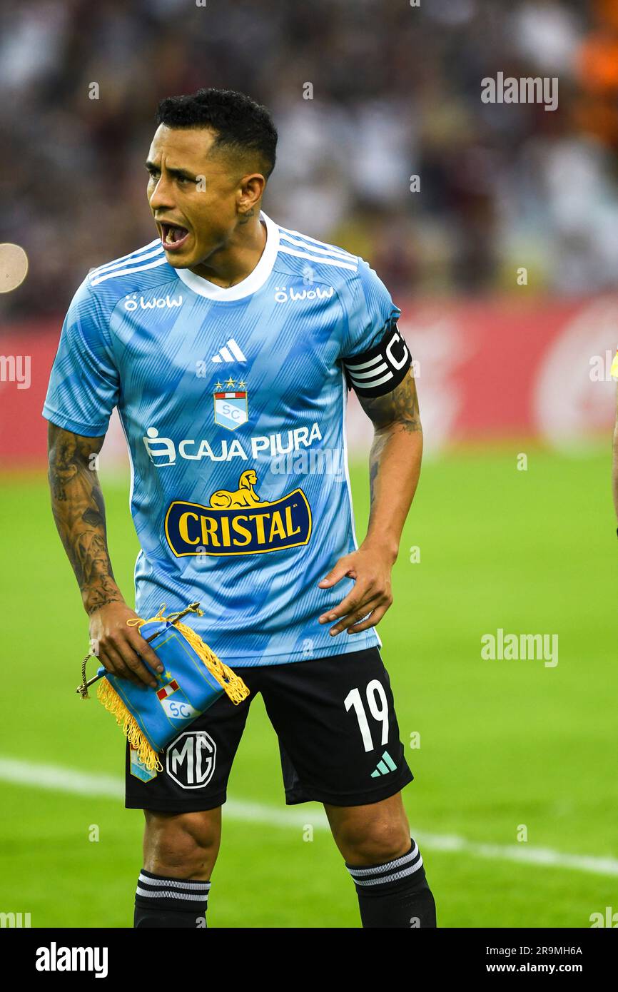 Rio, Brazil - june 27, 2023, Yotun player in match between Fluminense ...