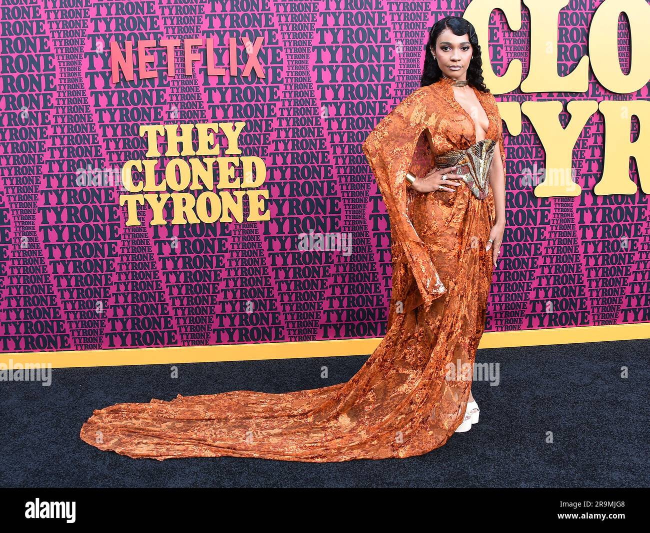 Hollywood, USA. 27th June, 2023. Megan Sousa arriving to Netflix's ...