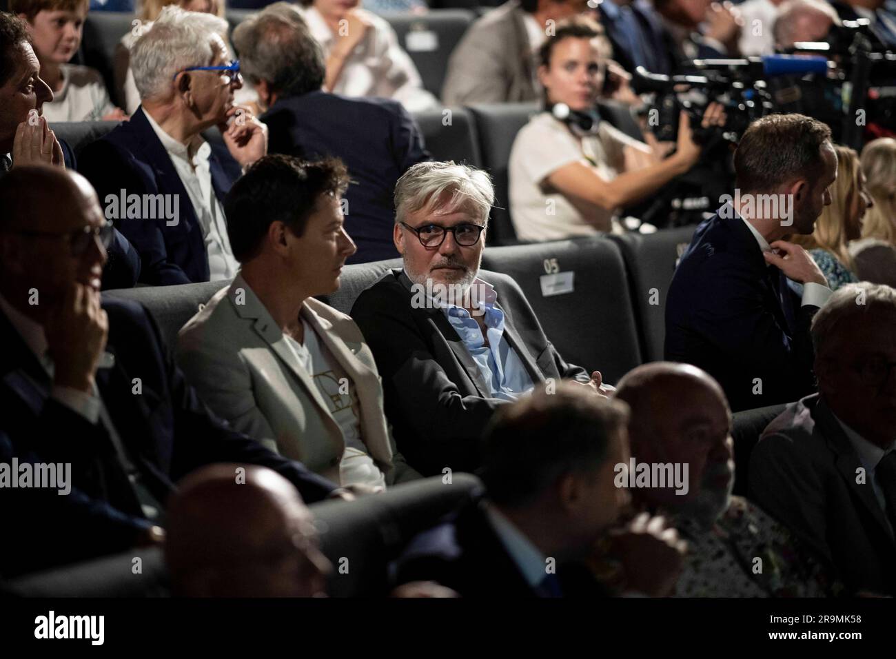 French author Nicolas Pagnol attends the inauguration of the Cosquer ...