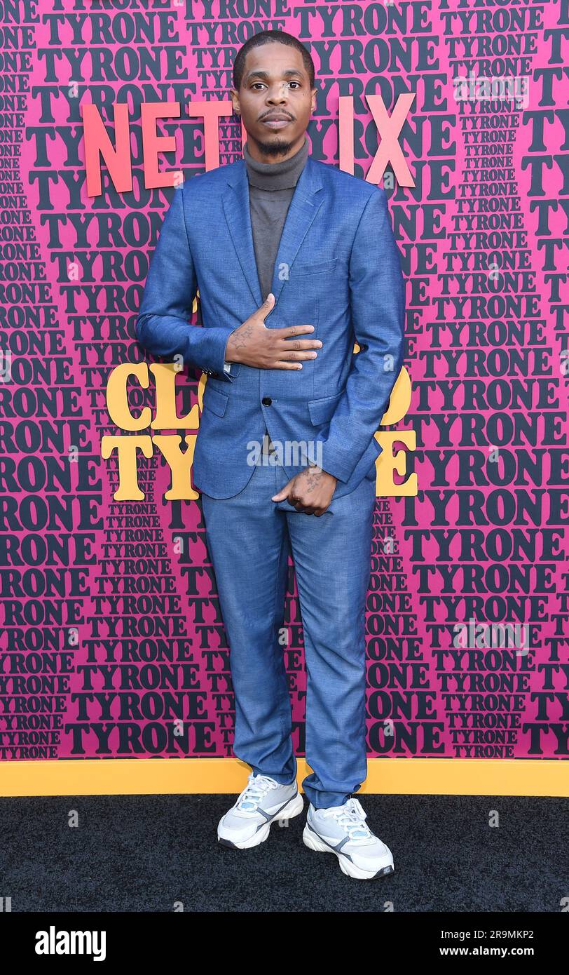 Hollywood, USA. 27th June, 2023. Shariff Earp arriving to Netflix's ...