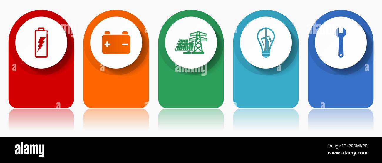 Solar power distribution diagram Stock Vector Images - Alamy