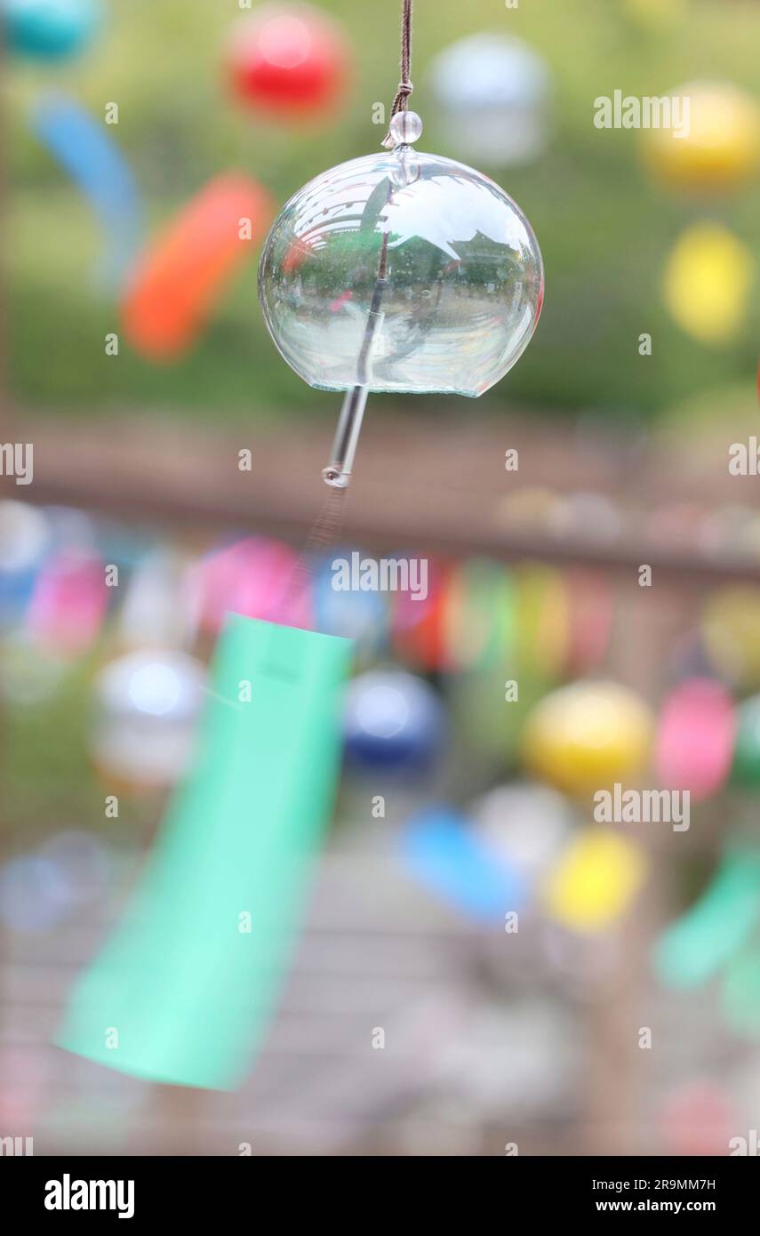 Wind bells, furin in Japanese, make cool sounds during Enshu Sanzan ...