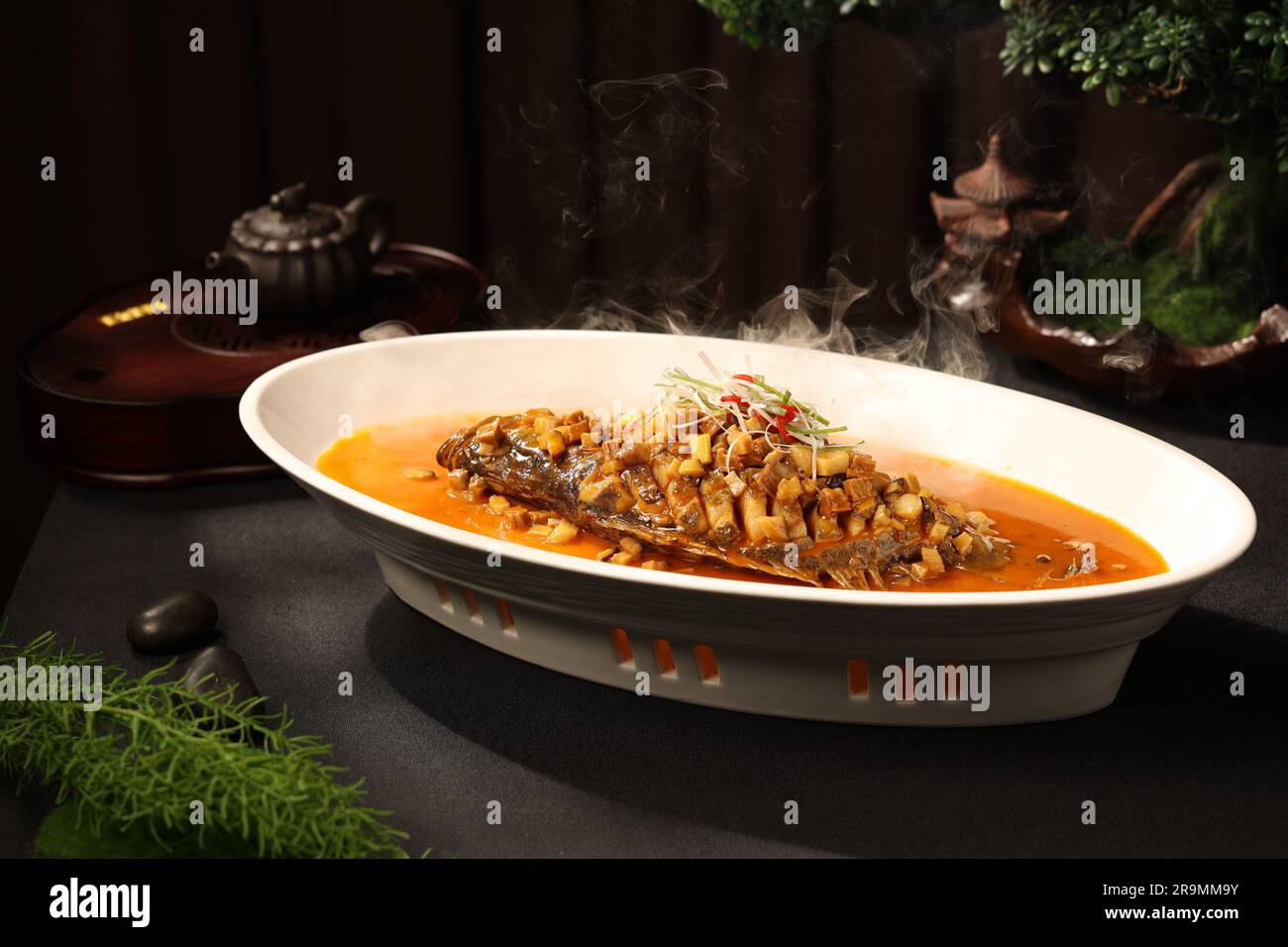 Chinese Anhui cuisine Stinky Mandarin Fish Stock Photo - Alamy