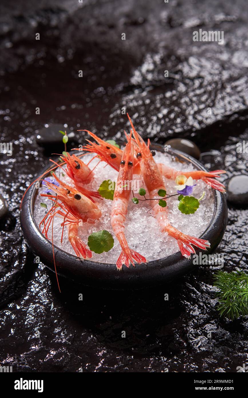 Raw Shrimp Sashimi
