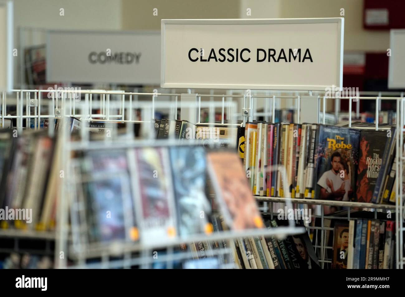 Racks of videos are pictured at Vidiots Foundation, Tuesday, June 27 ...