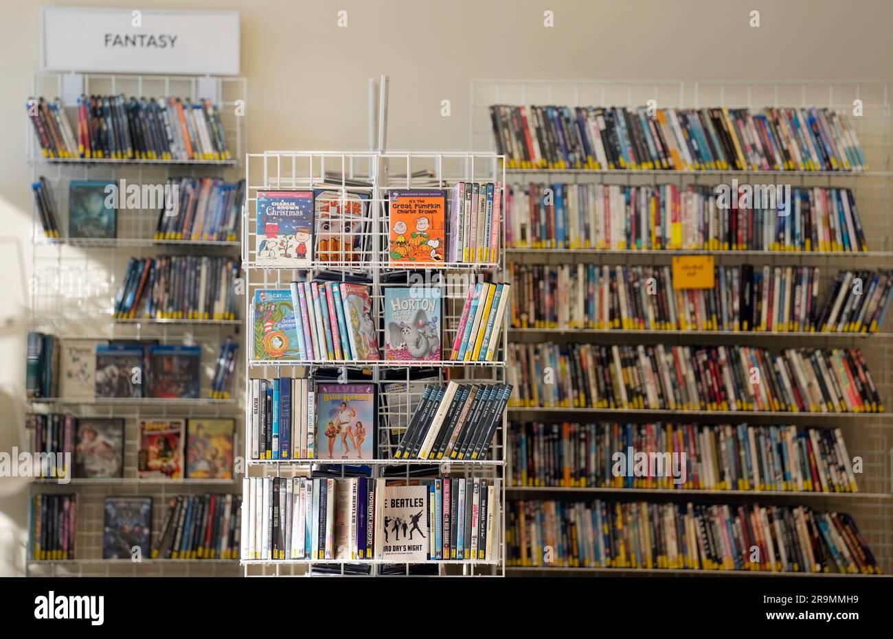Racks of videos are pictured at Vidiots Foundation, Tuesday, June 27 ...