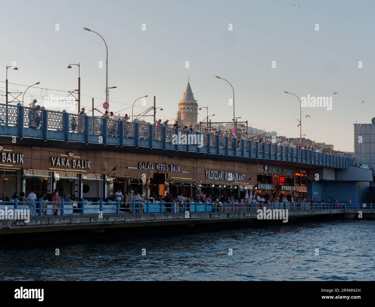 Galata tower bridge over hi-res stock photography and images - Alamy