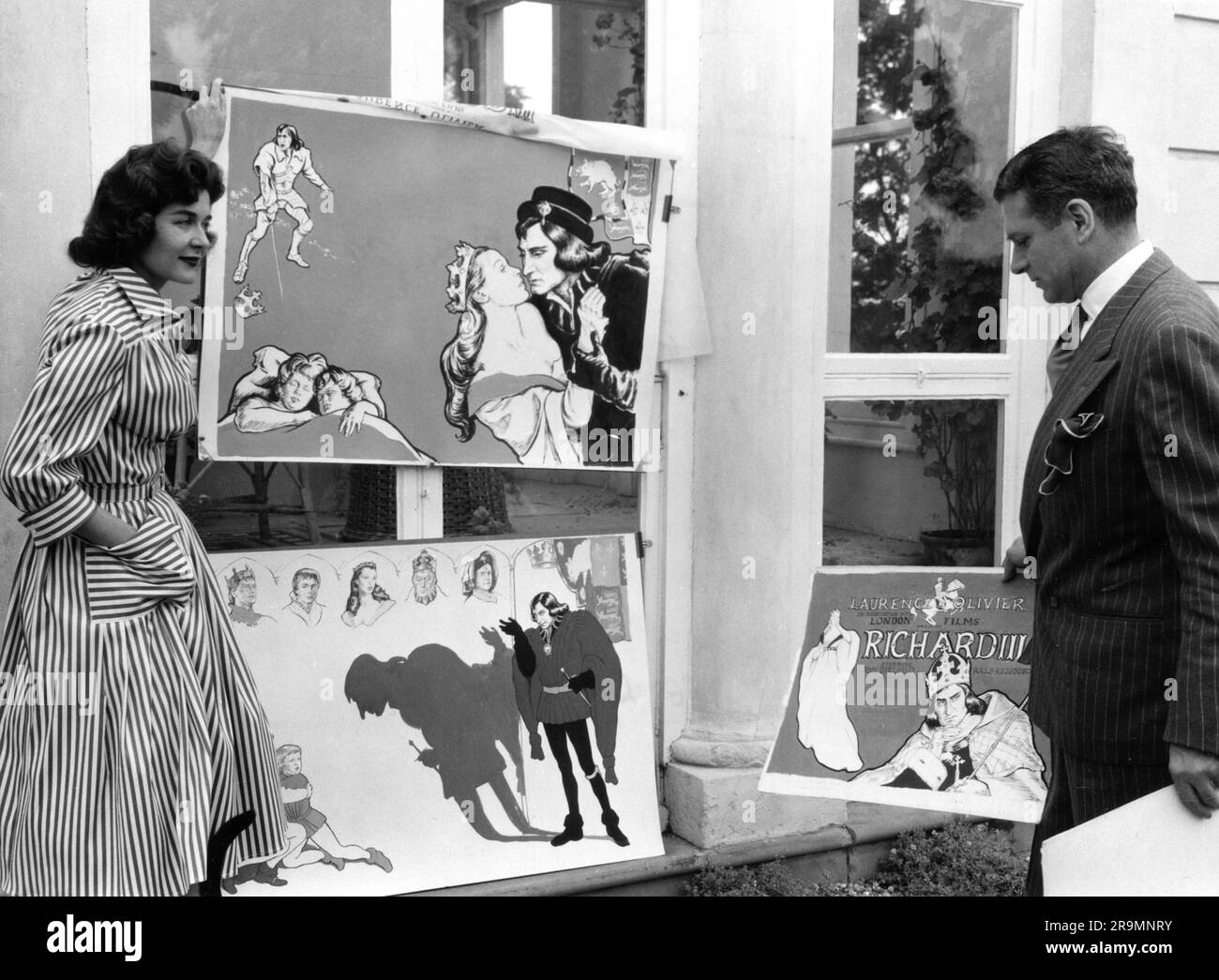 Artist MOLLY BISHOP (aka Lady George Scott) shows her artwork for the ...