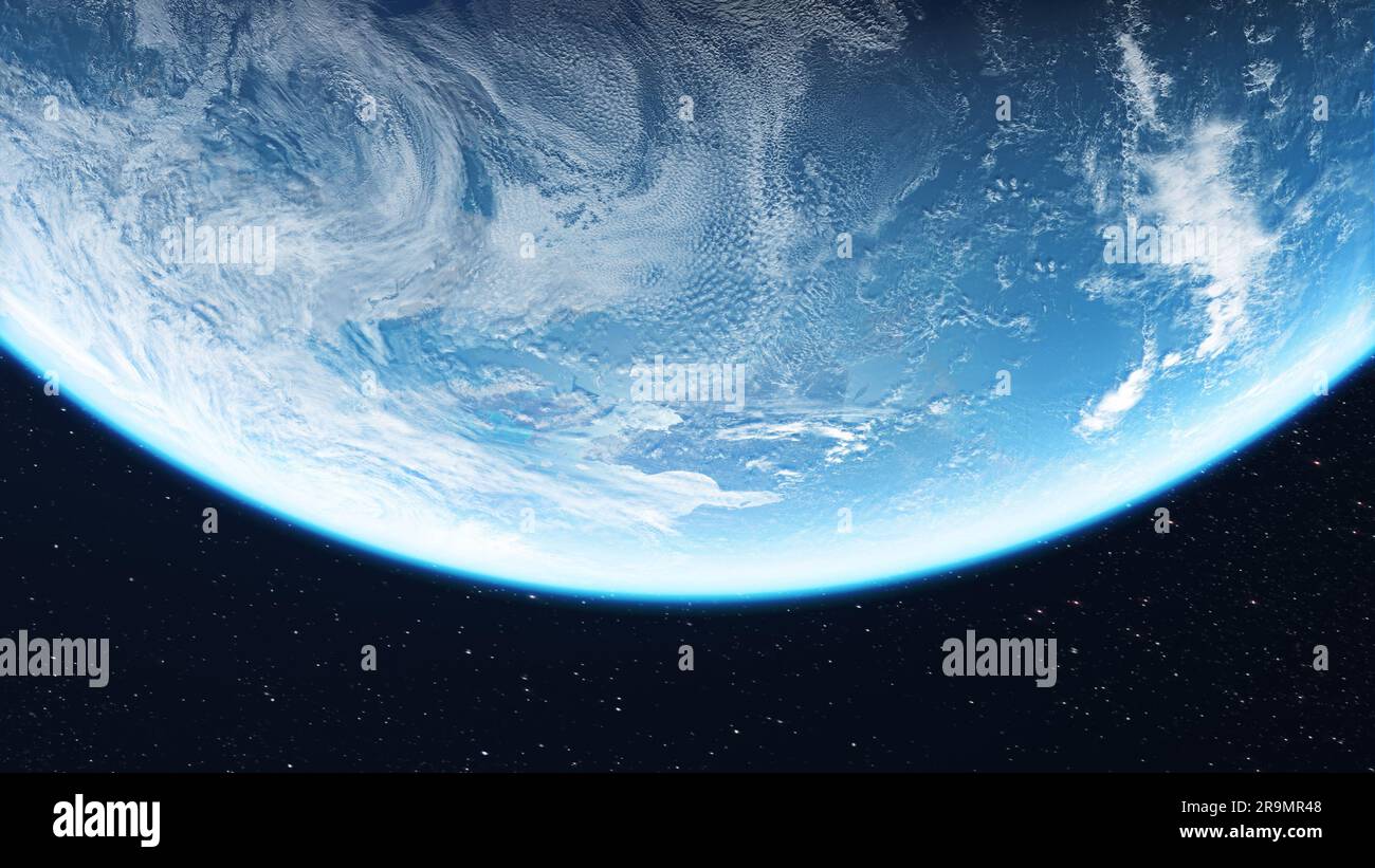 Planet earth seen from space Stock Photo - Alamy