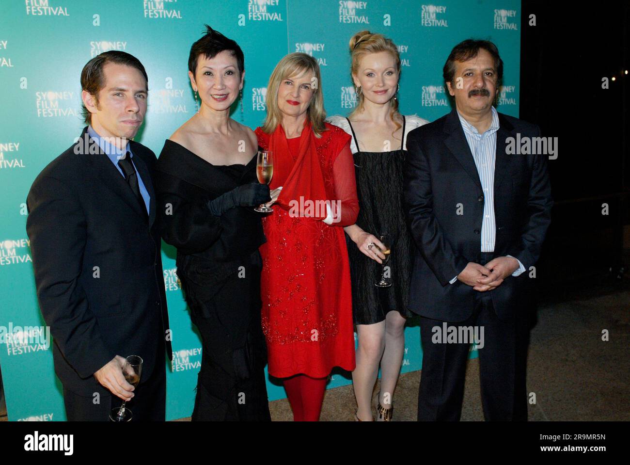 (l-r) Film writer and critic Scott Foundas, producer Nansun Shi ...