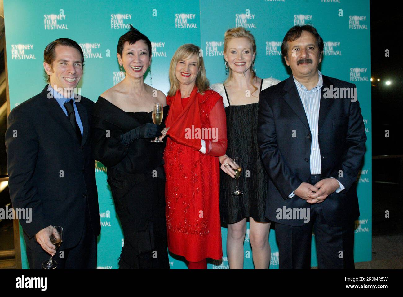 (l-r) Film writer and critic Scott Foundas, producer Nansun Shi ...