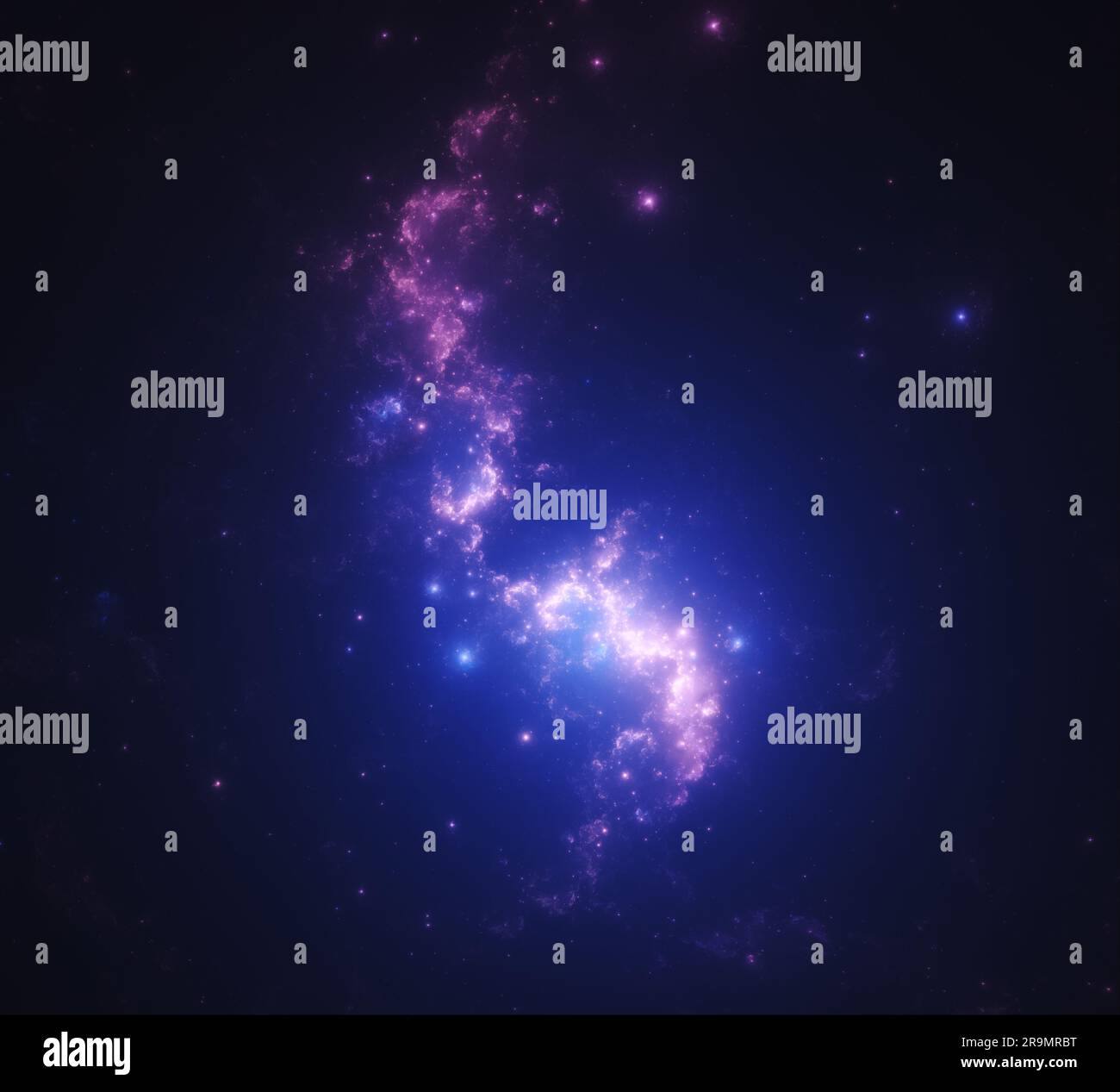 Beautiful nebula and galaxy in outer space Stock Photo - Alamy