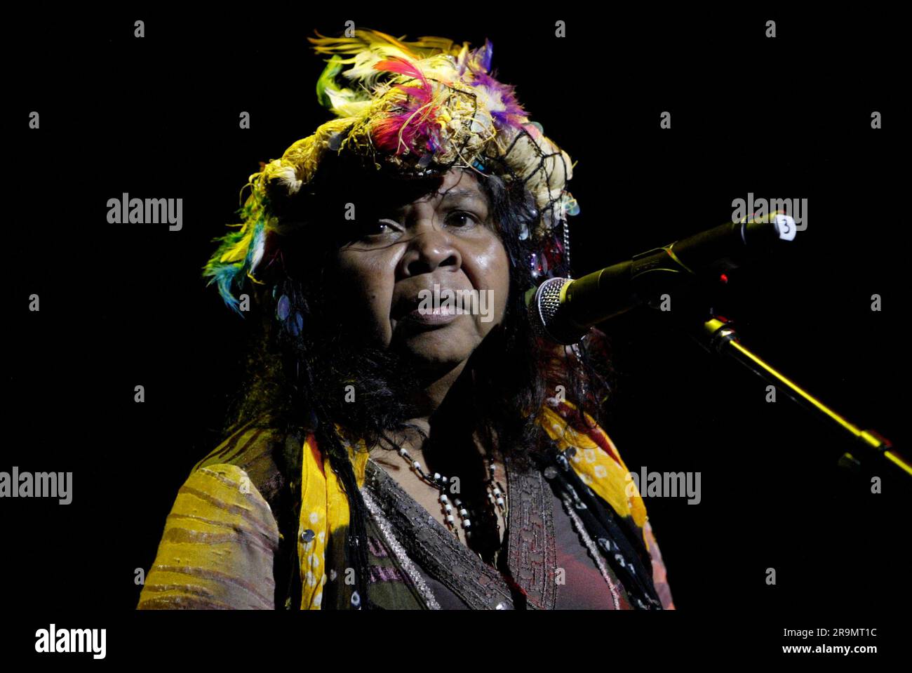 Australian Aboriginal artist Ruby Hunter performs as part of the multi ...
