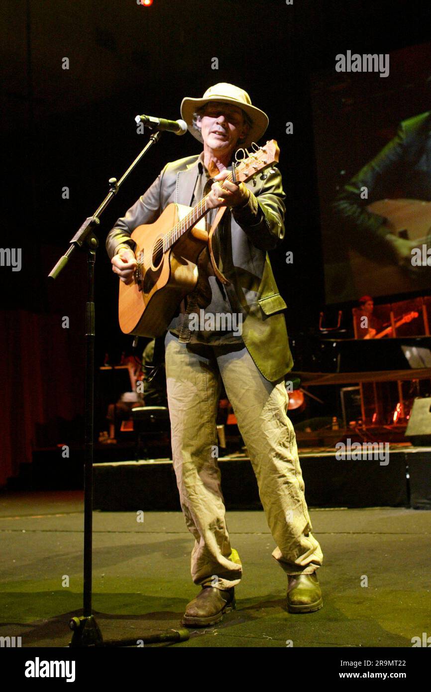 Shane Howard performs as part of the multi-media Murundak concert ...