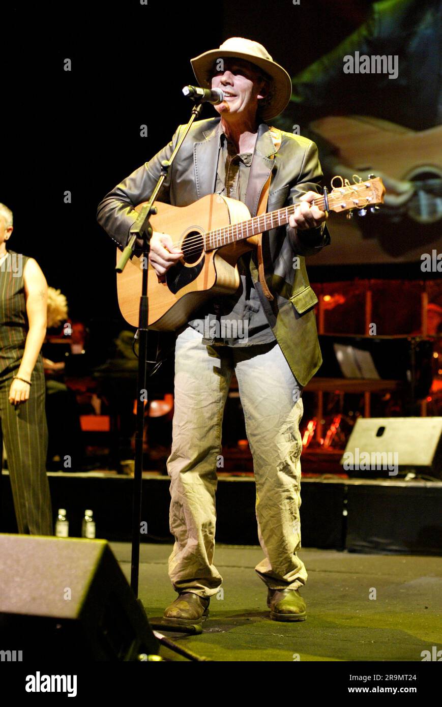 Shane Howard performs as part of the multi-media Murundak concert ...