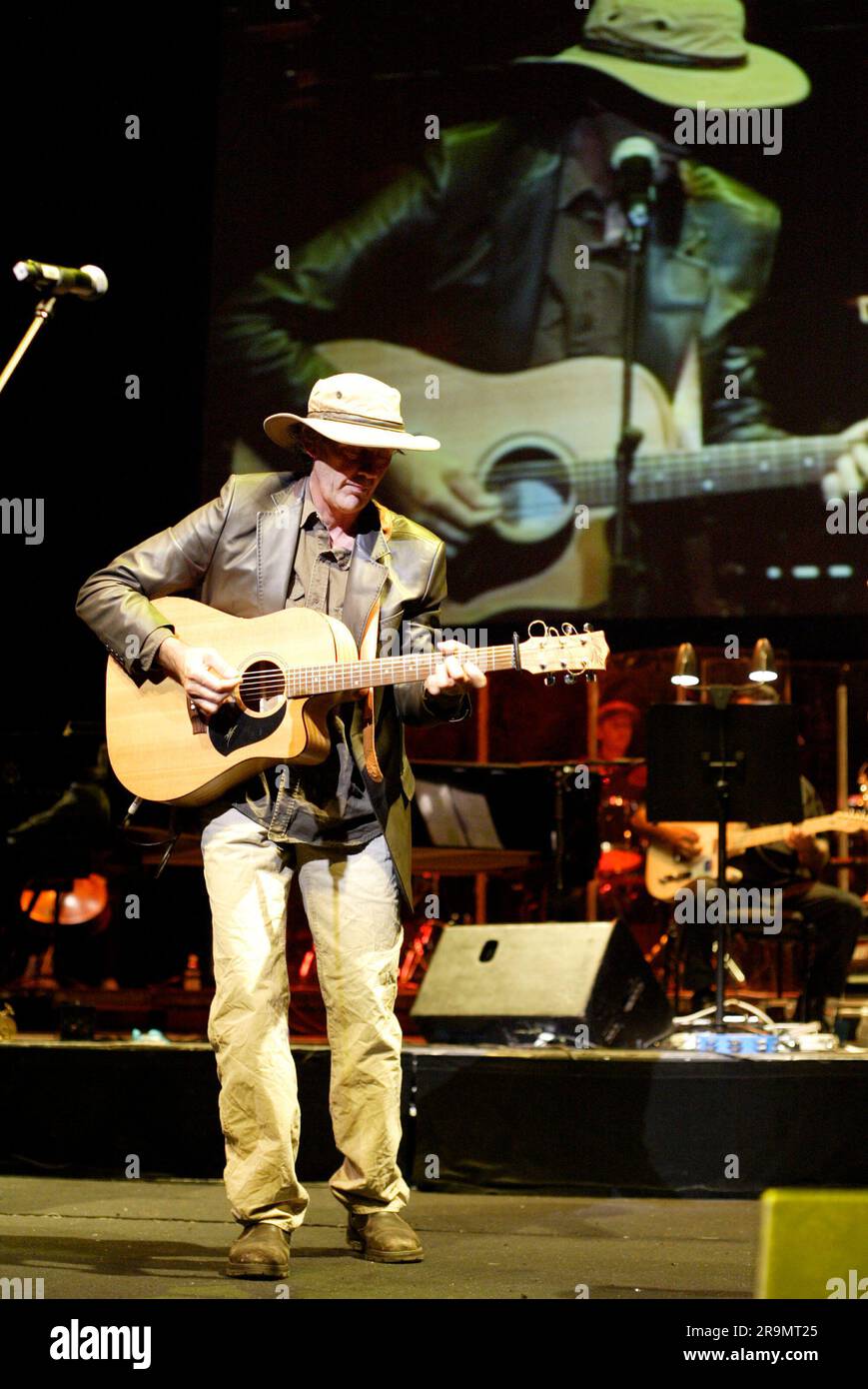 Shane Howard performs as part of the multi-media Murundak concert ...