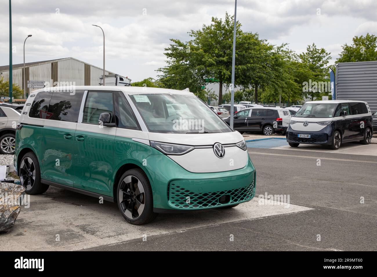 Bordeaux , France - 06 27 2023 : vw new electric VW ID. Buzz Model from ...