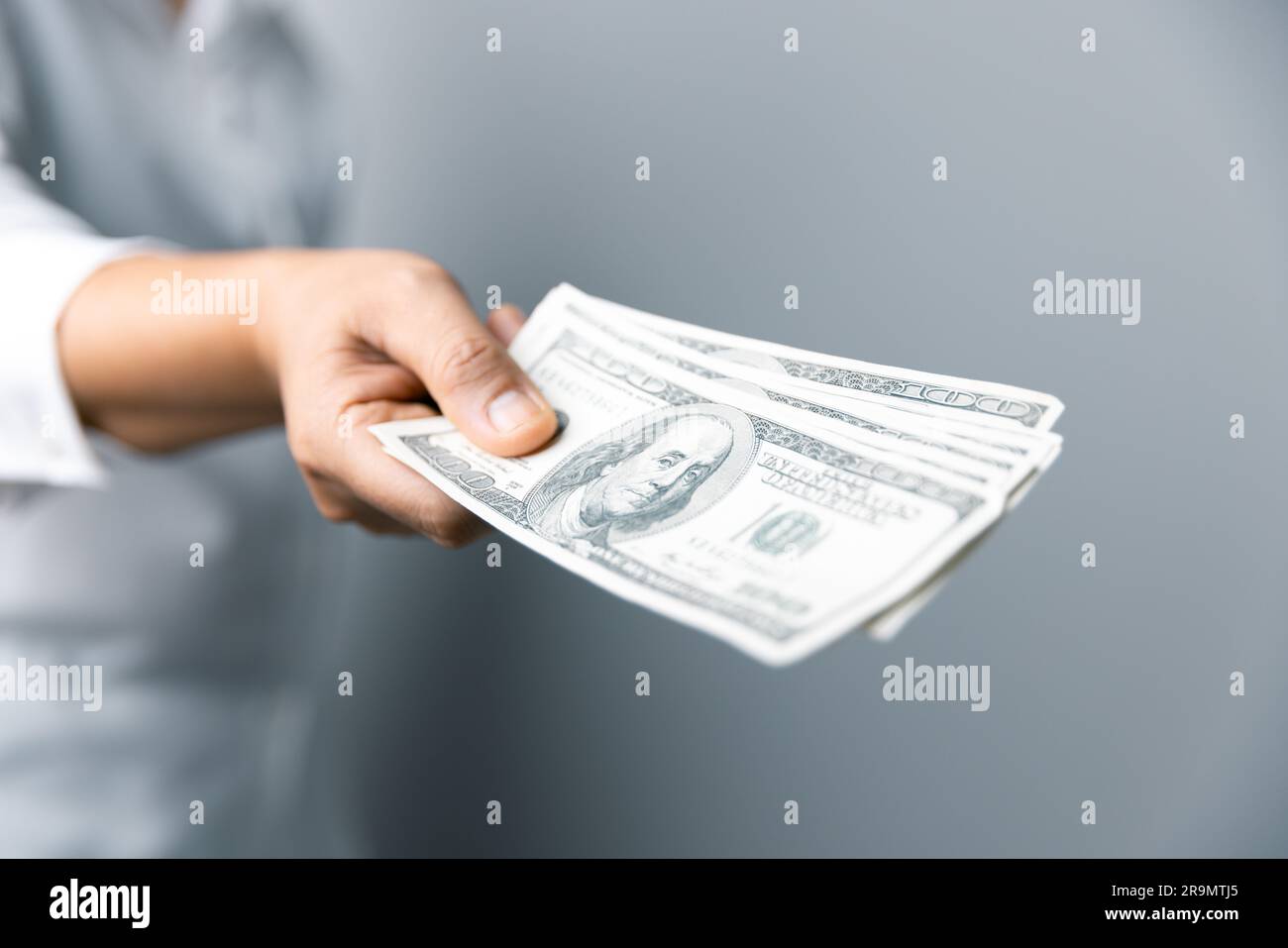 100 dollar cash bill is the biggest note bank. Financial investment ...