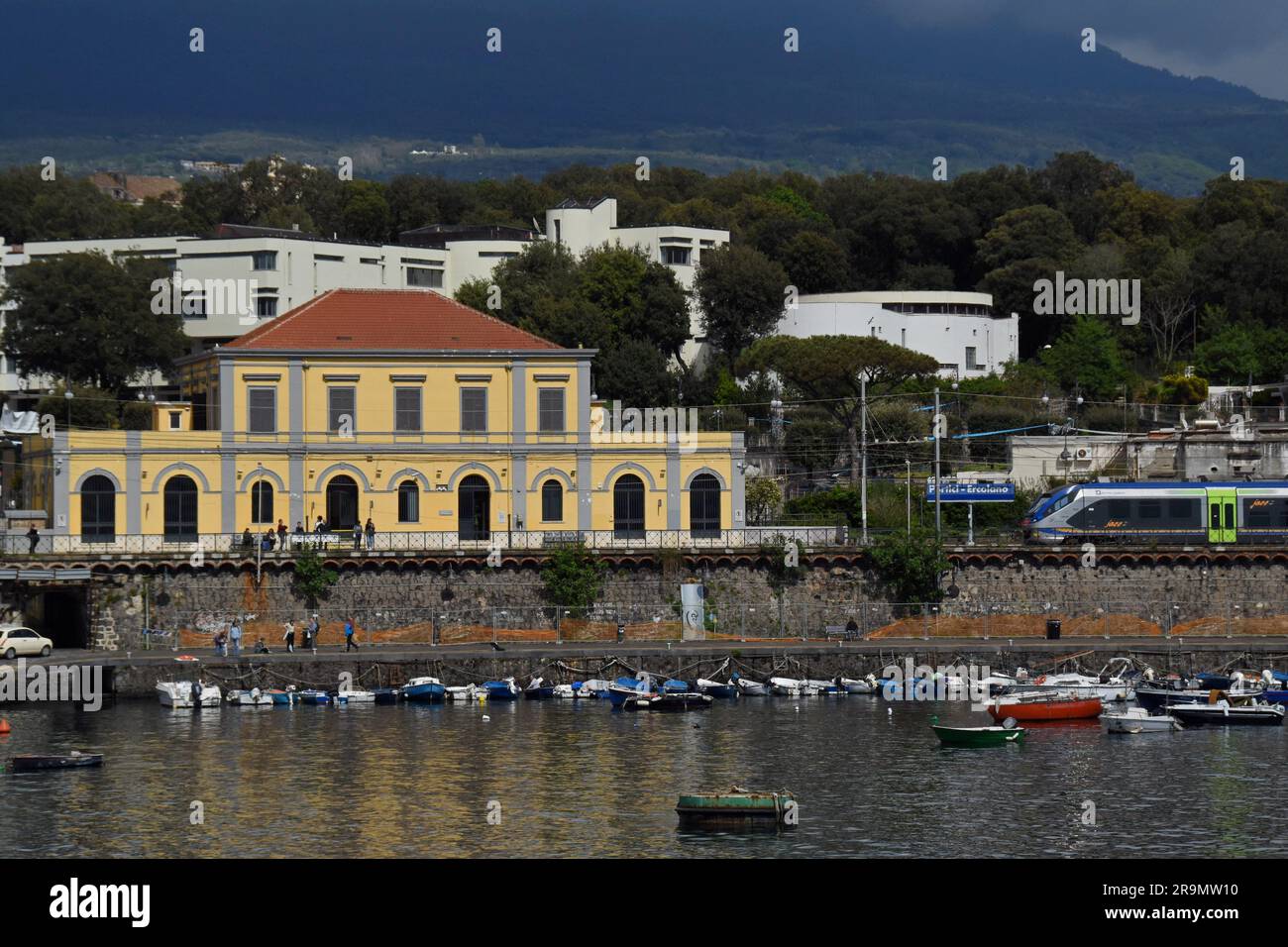Naples portici railway hi-res stock photography and images - Alamy