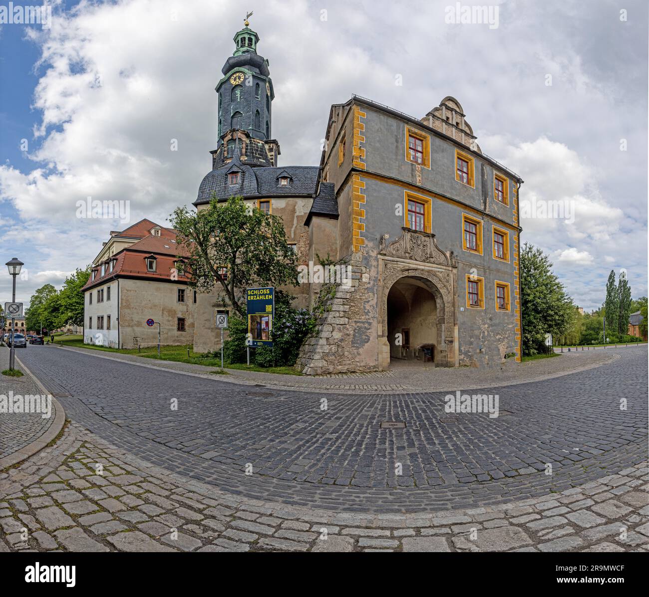 View of Weimar city palace during the day in springtime Stock Photo - Alamy